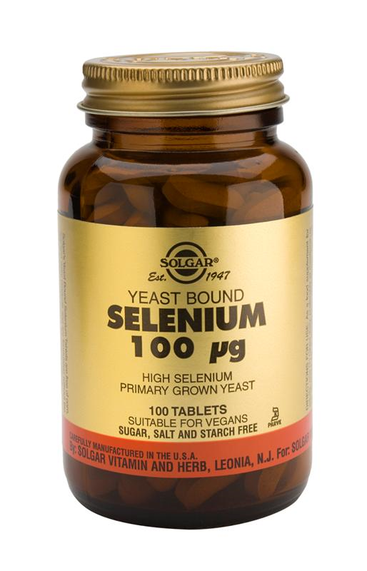 Solgar Selenium 100ug 100 tabs - Be Organic